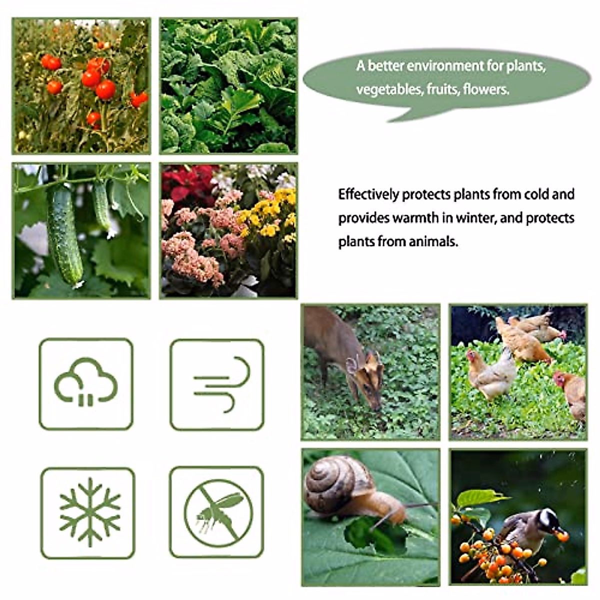 9ft Pop-up Low Tunnel Greenhouse – Quick Setup Garden Warm House for Spring Vegetables, Grow Tent Protecting Plant from Cold Frost