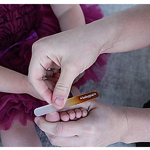 Babygoal Newborn Nail File Baby Nail Files 3 Pack with a Pouch,Genuine Czech Float Glass, Gift for Newborns,Toddlers,Infant, Babies &Young Children 3NF02