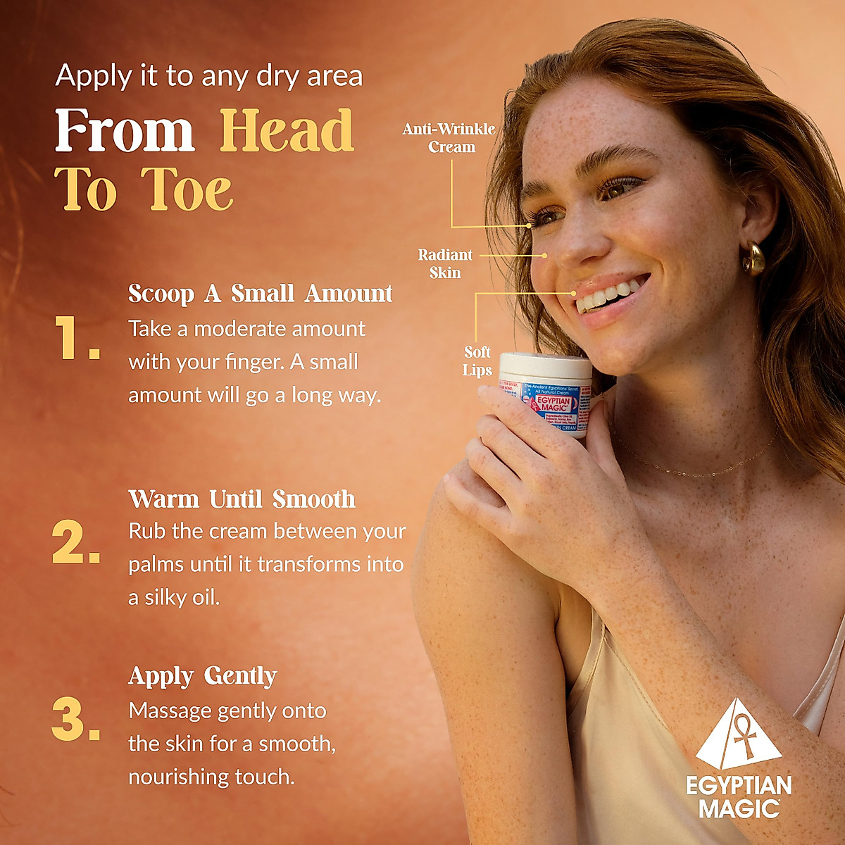 Egyptian Magic - All Purpose Face, Body, and Dry Skin Moisturizing Cream, Skin Protectant for Women & Men, Eczema Care Healing Balm, Scar Treatment, Stretch Marks, and Tattoo Aftercare, 1oz Jar