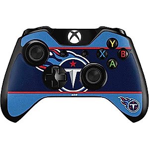 Skinit Decal Gaming Skin Compatible with Xbox One Controller - Officially Licensed NFL Tennessee Titans Zone Block Design