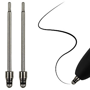 Stainless Ball Pen Tips Replacement Compatible with Samsung Galaxy S Pen Fold Edition Stylus Pen, No Wear Out Z Fold 4/3 Backup Pencil Nibs,2 Pcs