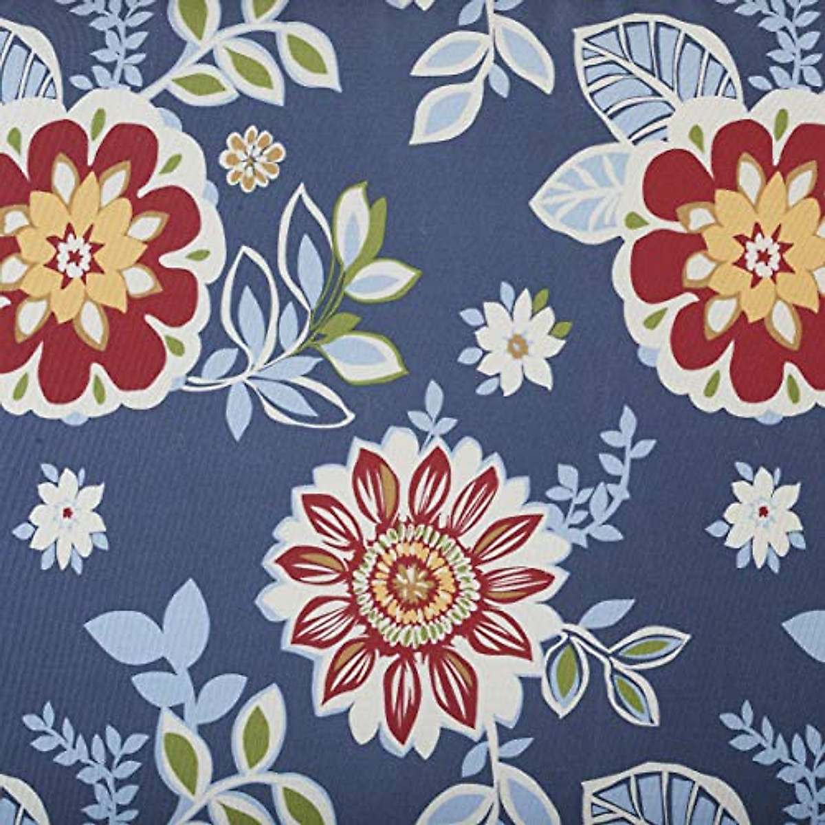 Quality Outdoor Living 46 x 26 Loveseat Cushion, 46x26, Ch Blue Floral 8 Sq Ft