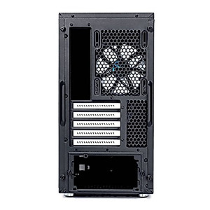 Fractal Design Define Mini C - Mini Tower Computer Case - mATX - Optimized for High Airflow and - 2X Fractal Design Dynamic X2 GP-12 120mm Silent Fans Included - PSU Shroud - Black