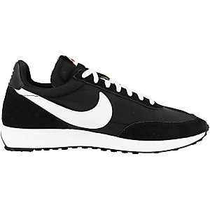 NIKE Men's Race Running Shoe, Black White Team Orange, 11