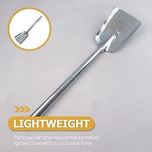 NUOBESTY Fireplace Ash Shovel 16 Inch Handle Coal Ash Shovel Cleaning Coal Shovel Hand Tools Gardening Shovel