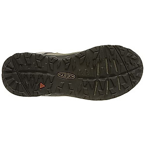 KEEN womens Terradora 2 Mid Height Leather Waterproof Hiking Boot, Brindle/Redwood, 7.5 US