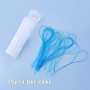 Dental Floss Threaders for Braces, Bridges, and Implants (Pack of 6)