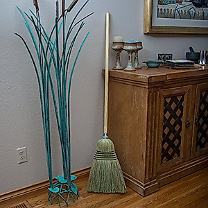 Carlisle FoodService Products 4135067 Commercial Corn Broom with Solid Wood Handle, 12" Wide (Case of 12)