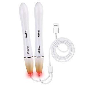 Double Toys Heater Rod LED Indicator Heater Warmer Rod Heating Stick AUTO 42℃ Control Quickly Heating Portable Carry Outside to Heat Tea/Coffee/Water,2 Heater in 1 Cable