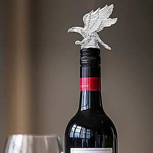 Wine Pourer Wine Aerators Stainless Wine Pourer Animal Head Bottle Pourer Unique Gift Ideas Bar Accessories Birthday Wedding Gifts Silver