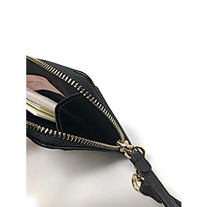 Kate Spade New York Small Card Holder Wristlet Soft Leather Black