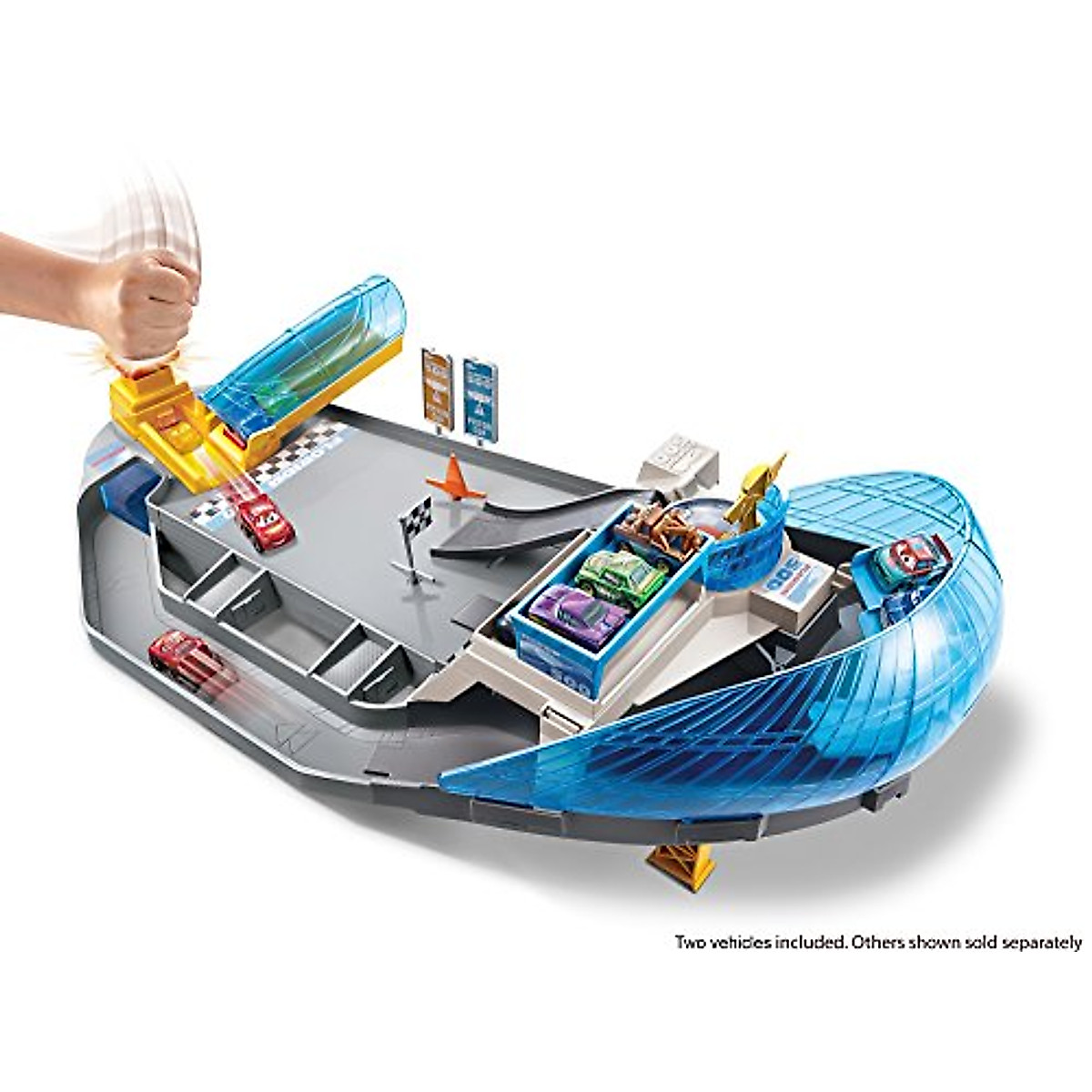 Disney Pixar Cars Mini Racers Rollin' Raceway Playset