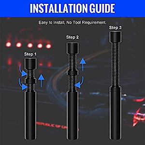 Aivalas GPU Support Bracket, Graphics Video Card Brace with Height Adjustable, Anti Sag Holder for Universal Graphics Card Sag, GPU Stand with Magnet and Rubber Pad