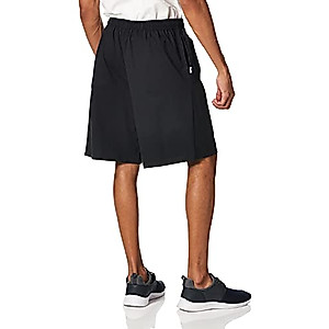 Russell Athletic mens Cotton & Jogger With Pockets Short, Basic Cotton - Black, X-Large US