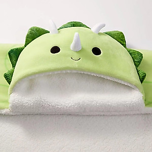 Franco Squishmallows Bedding Super Soft and Cozy Wearable Hooded Throw Blanket, 50" X 30" (Official Licensed Product) (Print May Vary)