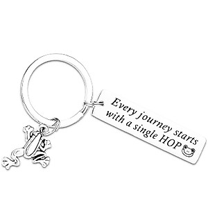 HUTIMY Frog Stuff Frog Gifts Keychain for Frog Lovers Women Men Frog Charm Jewelry Frog Keychain Frog Keychains