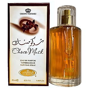 Al-Rehab Choco Musk Eau De Parfum Spray for Women, 1.7 Ounce