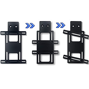 MEZA-Set of 2 Hotas Desk Mounts Joystick Mount Compatible with Logitech G X52/X52 Pro/X56/X56 Rhino/Thrustmaster T.16000M FCS/TCA Officer Pack Airbus Hotas Mount