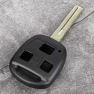 Keyless Entry Remote Control Key Case 3 Button Key Fob Shell Cover for IS200 GS300 LS200 RX300 Remote Control Key Case Shell