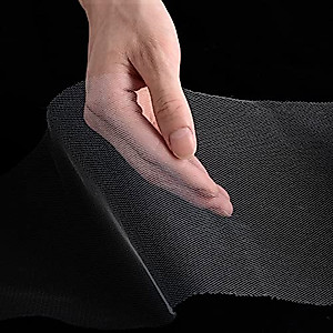 Tulle Fabric Roll, 6” by 200 Yards (600FT) Tulle Organza Fabric Spool for DIY Tutu Skirt Baby Shower Decor Wedding Backdrop Crafts Birthday Party Supplies (White)