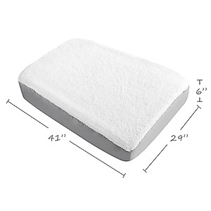 Dog Bed Covers Replacement Washable (Cover Only), Waterproof Warm Dog Mattress Cover Plush Dog Bed Cover-Easy to Remove, Plush Dog Pillow Cover, Soft and Comfortable Puppy Pet Bed Cover