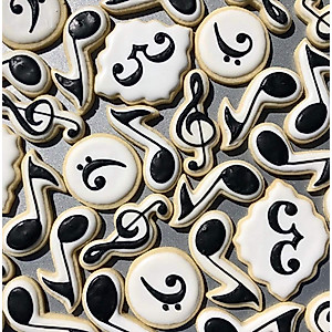 Music Note Cookie Cutter 5.5" Made in USA by Ann Clark