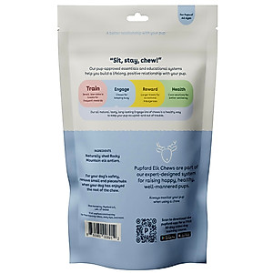 Pupford Split Elk Antlers | Durable & Tough Chew Toy & Treat for Aggressive Chewers - Long Lasting, All Natural, Cleans Teeth & Engages Your Pup | 5-8” Long (1 Count)