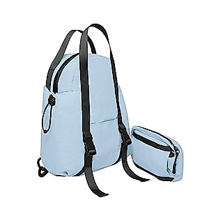 THE GYM PEOPLE Lightweight Mini Backpacks Womens Waterproof Travel Daypack Small Cute Crossbody Sling Bags