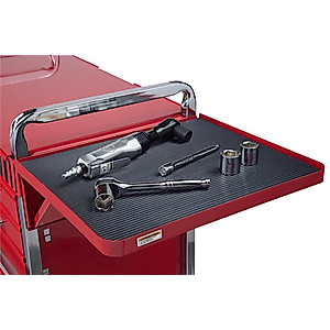Sunex 8045 Professional 5 Drawer Service Cart with Locking Top- Red