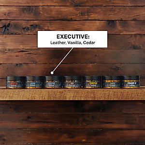 Live Bearded: Beard Butter, Made in USA - Executive, 3oz - Beard Leave in Conditioner Beard Care, All-Natural Beard Softener with Shea Butter