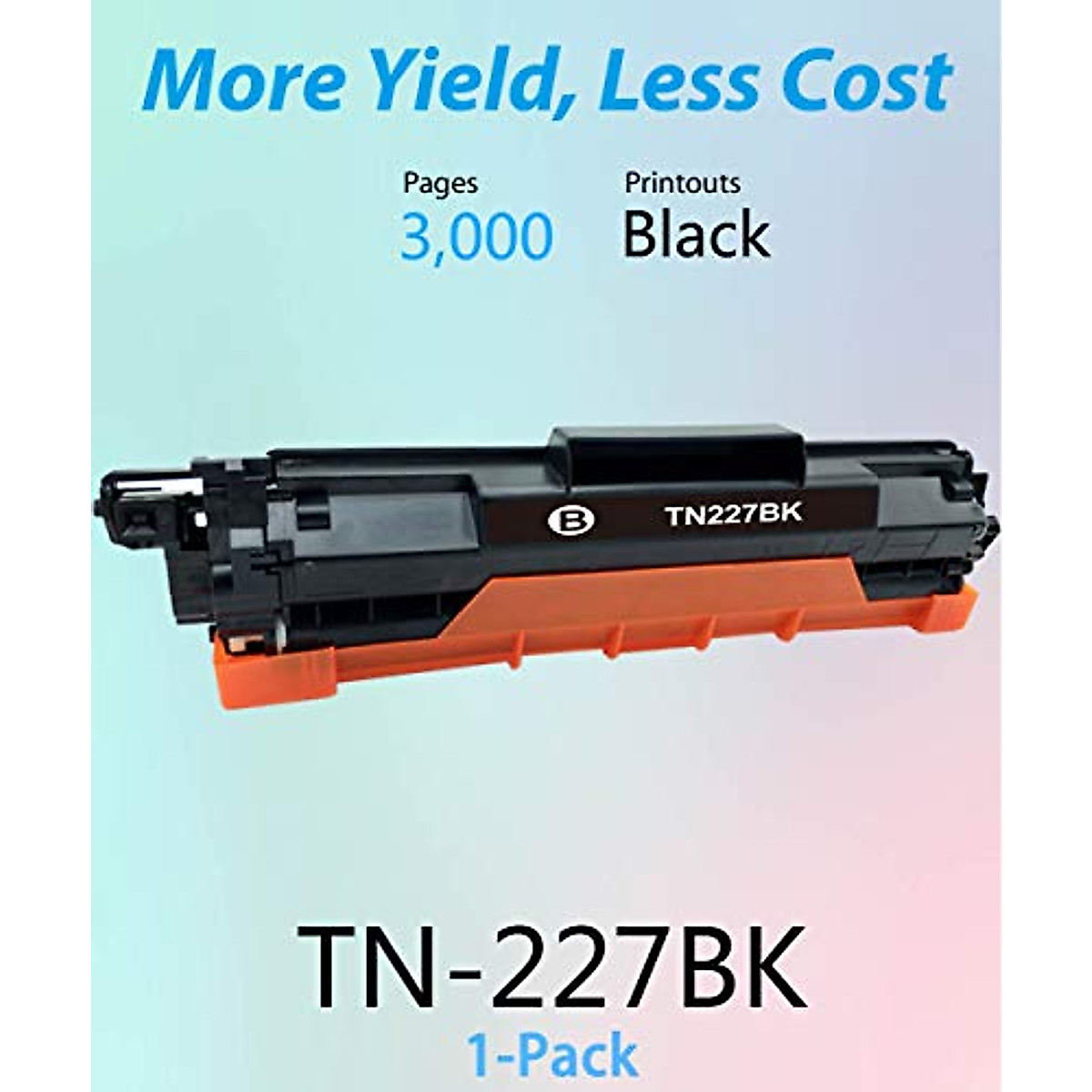 MM Much & More Compatible Toner Cartridge Replacement for Brother TN-227 TN227 TN-227BK TN223 use for MFC-L3770CDW MFC-L3750CDW HL-L3230CDW HL-L3290CDW HL-L3210CW MFC-L3710CW (Black)