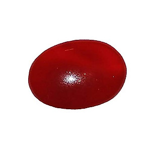 Yemeni 17 Carats (Ct) 18.88 Ratti Red Orange Yameni Hakik Stone Aqeeq Yamani Akik Carlenian Agate Gemstone Ring Pendant Locket Size, Crystal, Agate
