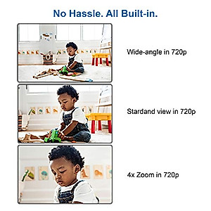 [Upgraded] VTech VM919HD Video Monitor with Battery Support 15-hr Video Streaming, 7" 720p HD Display,360 Panoramic Viewing, 110 Wide-Angle View,HD Night Vision,Up to 1000ft Range,Secured Transmission
