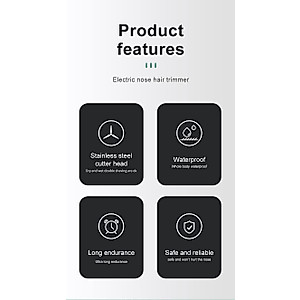 Ear Nose & Side Burn Trimmer - Stainless Steel Dual Edge Blades, 1.0 Count