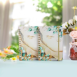 2023-2024 Planner – Weekly & Monthly Academic Planner 2023-2024, Jul 2023 - Jun 2024, 6.4" x 8.5", Monthly Tabs, Flexible Hardcover, Thick Paper, Strong Binding, Back Pocket, Inspirational Quotes