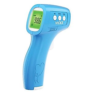 Vicks Non-Contact Infrared Thermometer for Forehead, Food and Bath – Touchless Thermometer for Adults, Babies, Toddlers and Kids – Fast, Reliable, and Clinically Proven Accuracy