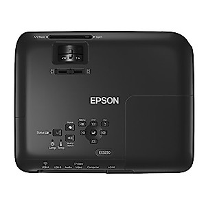Epson EX5250 Pro Wireless, XGA, 3600 Lumens Color Brightness, 3600 Lumens White Brightness, 3LCD Projector