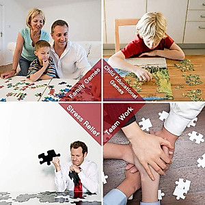1000 Pieces 1.8MM Thickened Puzzle for Adults Educational Fun Game Intellectual Jigsaw Puzzle for Kids Decompressing Interesting Puzzle Home Decor Gifts(Colorful Garden)
