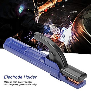 125 300A Welding Electrode Holder,Professional Clamp Style Welding Electrode Holder,Electrode Holder Insulated Copper Welding Clamp for Welding Machine