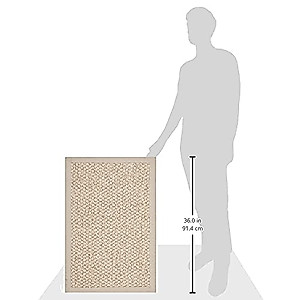 SAFAVIEH Natural Fiber Collection 2' x 3' Marble NF525C Premium Sisal Accent Rug