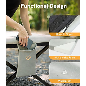 Willpo CertiPUR-US Foam Camping Mattress, Travel Cot Mattress Pad Portable Roll Up Sleeping Mattress Mats Guest Floor Bed for Camping Cot w/Removable Waterproof Velboa Cover & Travel Bag