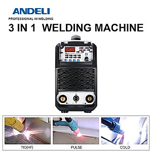 ANDELI Cold Welding Machine 110V/220V TIG-250MPL TIG Welder MOS Tube Multifunctional With Hot/Cold/TIG Pulse Cold TIG Welding Machine