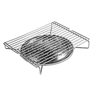 portable bbq grill，1pc Indoor Charcoal Grill Tabletop Gas Grill Outdoor Gas Burner Portable Barbecue Stove Steel Gas Grill Bbq Plate Bakeware Gas Stove Camping Stove Barbecue Stainless Steel Grill ( C