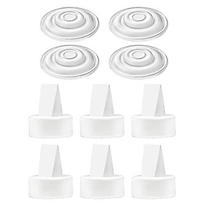 Maymom Pump Parts Compatible with Spectra S1 Spectra S2 Spectra 9 Plus Incl Duckbill Valve Silicone Membrane Replace Spectra Duckbill Valve Spectra S2 Replacement Parts Not Original Spectra Pump Parts