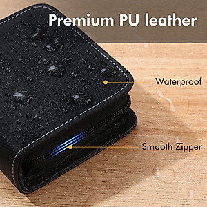 Mini Size Card Binder for Pokemon Cards, iofeiwak® 2x2 2 Pockets with 40 Removable Sleeves, Holds 80 Cards, Super Lightweight [Ideal Gift for Kids]