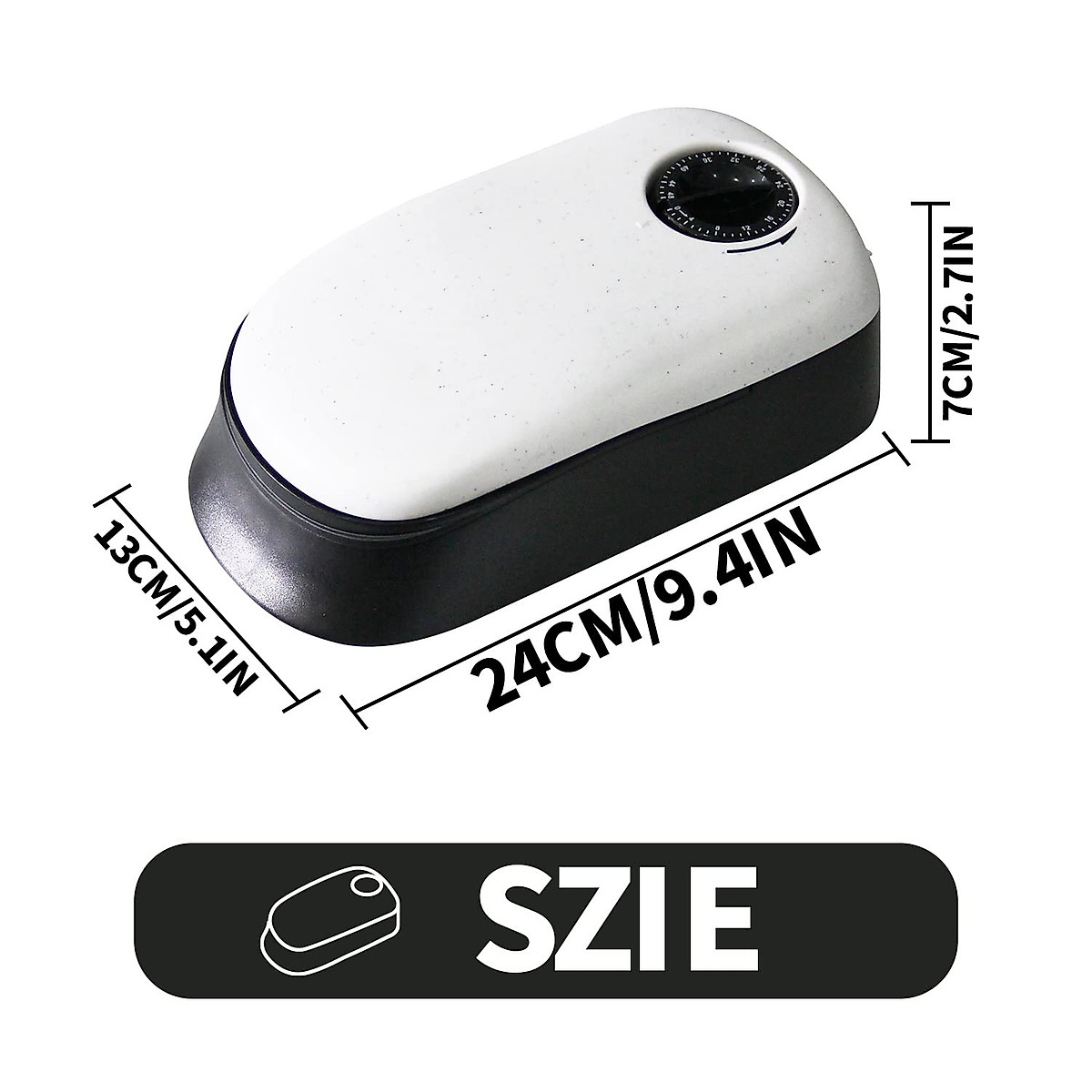 PAWISE Automatic Cat Feeders 1 Meal Automatic Dog Feeder,Dog/Cat Food Dispenser 1.5 Cup, Schedule Meal or Treat, with 48-Hour Timer