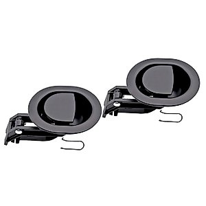 Homoyoyo 2 Sets Black Couch Black Handles Metal Chairs Sofa Handle Replacements Recliner Parts Recliner Release Handle Sofa Chair Handle Replacement Plastic Recliner Pull Handle