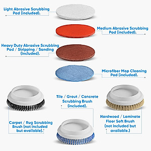 Prolux Core Heavy Duty 15 inch Floor Buffer Scrubber and Polisher Cleaning Machine - All floor surfaces