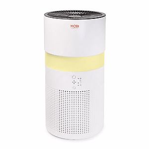 MOBI Air Purifier 4 in 1 Smart Wi-Fi Air Purifier & Humidifier with Removable Water Tank & Filter, 3 Stage HEPA Filtration System, Covers up to 1095 ft², Remove Dust Smoke Pollutants Odor