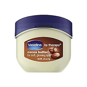 Vaseline Lip Therapy Lip Balm Cocoa Butter, 0.25 Ounces each (Value Pack of 3)
